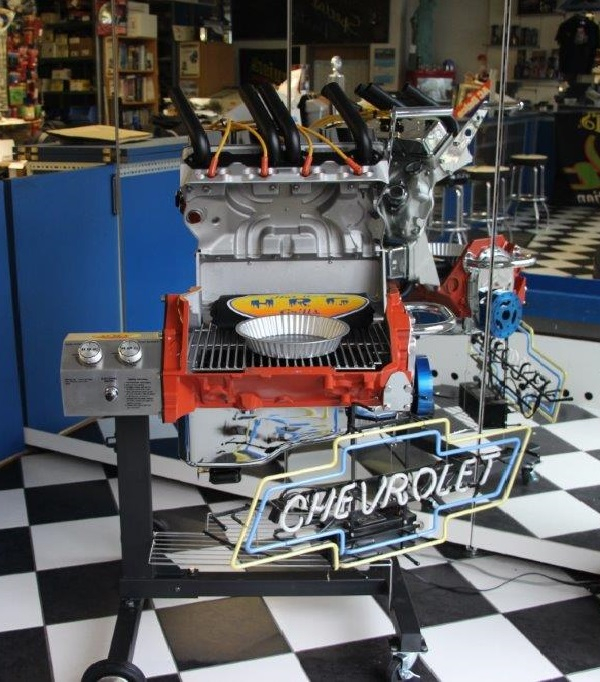 Grill - V8 Chevy Motor - ASP - American Special Parts